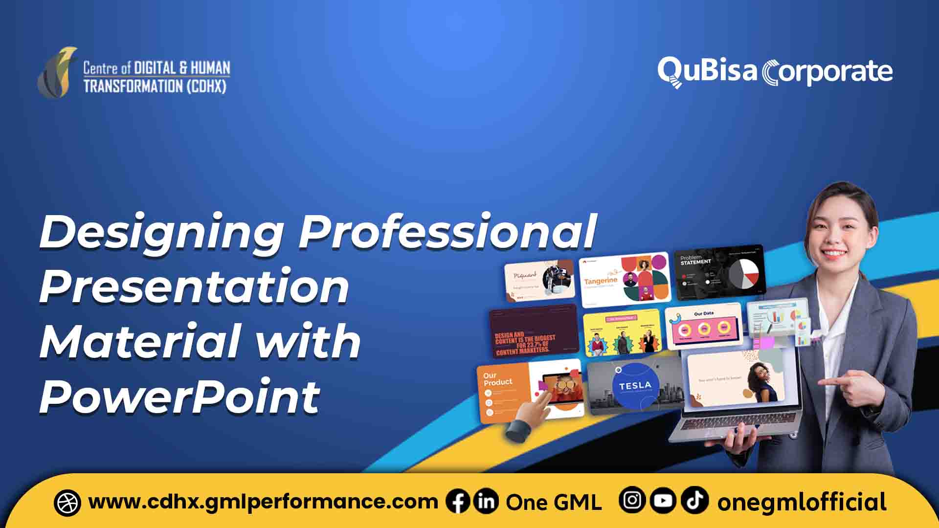 Designing Professional Presentation Material with PowerPoint